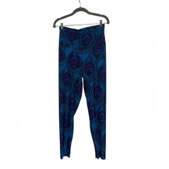 Lineage | Pants & Jumpsuits | Peacock Feather High Waisted Leggings ...